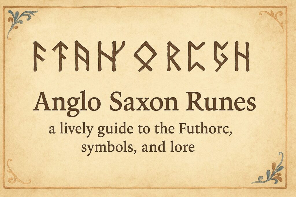 Anglo Saxon Runes: Futhorc Guide, Symbols & Meanings