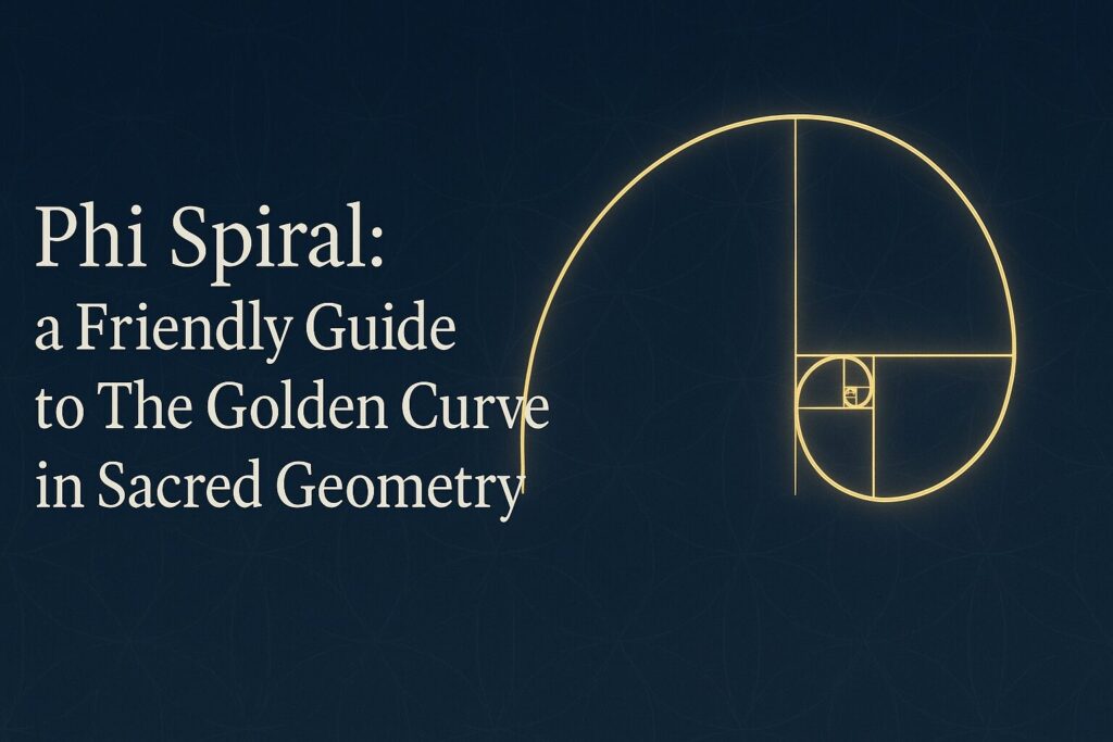 Phi Spiral in Sacred Geometry: Golden Curve Made Simple